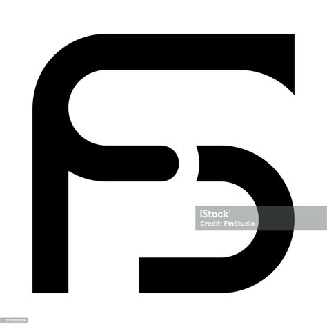 Logo Sf Initial Innovant Professionnel Et Logo Fs Lettre Sf Ou Fs