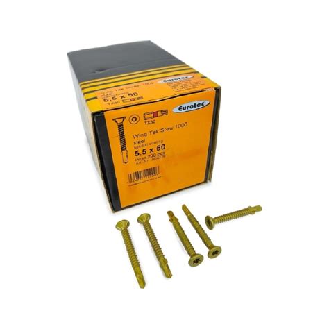 Саморезы Eurotec Wing Tek Srew 1000 55x50 Tx30 потайной флюгель