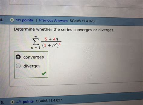 Solved 4 4 1 1 Points Previous Answers SCalc8 11 4 023 Chegg