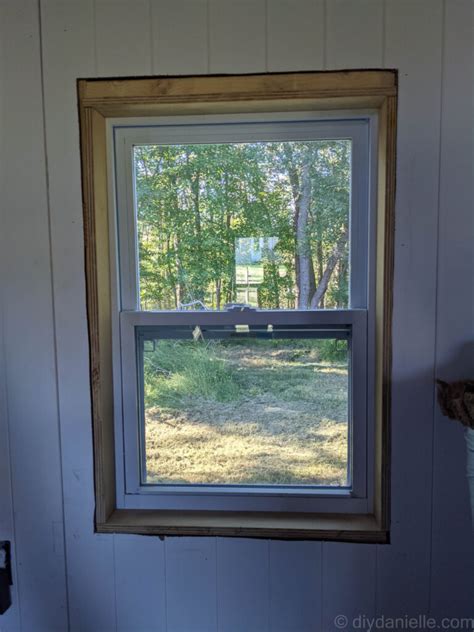 Easy Window Casing Adding Interior Window Trim DIY Danielle