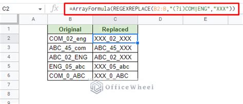Use REGEXREPLACE To Replace Multiple Values In Google Sheets An Easy Guide