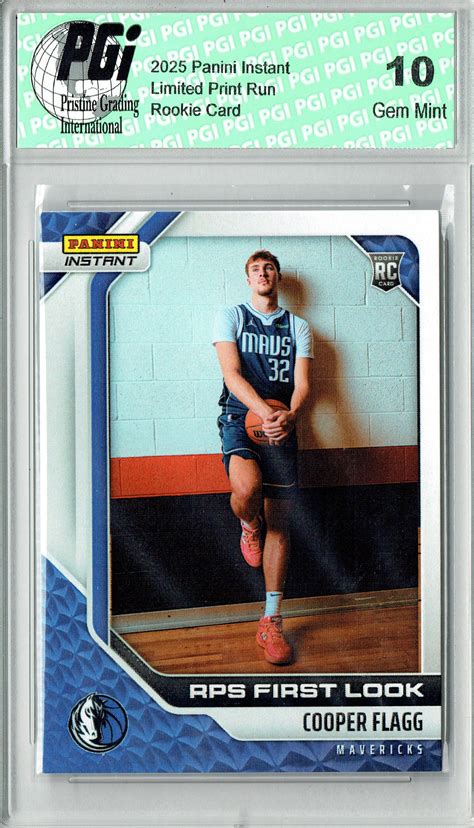 Cooper Flagg 2025 Panini Instant Rpsfl 16 Rps First Look Rookie Card