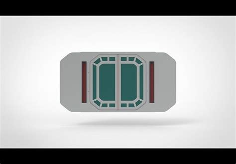 Space Ship Gate 3d Model Cgtrader