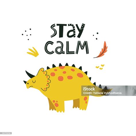 손으로 그린 스타일에 귀여운 글과 재미 공룡 포스터 티셔츠 의류 스티커 카드 포스터 보육 장식에 대한 그림 흰색 배경 벡터 그림에서 격리 공룡에 대한 스톡 벡터 아트 및