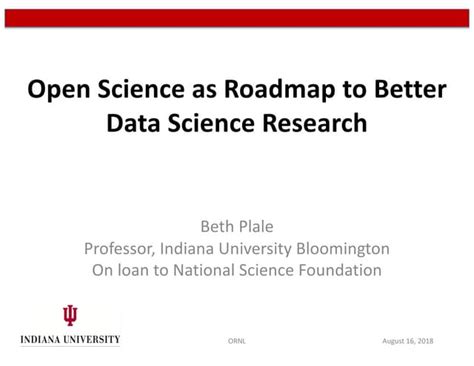 Open Science As Roadmap To Better Data Science Research Ppt