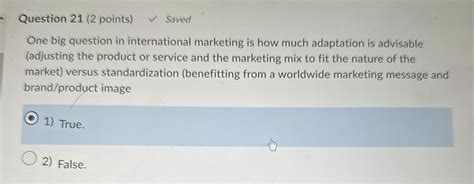 Solved Question 21 2 ﻿points ﻿savedone Big Question In