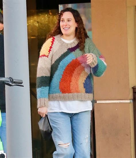 Pregnant Rumer Willis And Derek Richard Thomas Out For Lunch At Robata