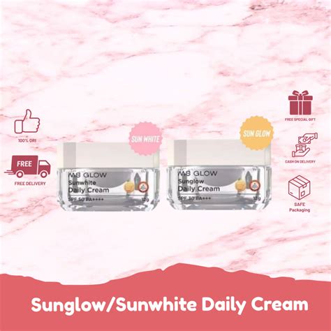Jual Ms Glow Sunglow Daily Cream Spf 30 Ms Glow Sunwhite Daily Cream Spf 50 Sudah Aktivasi