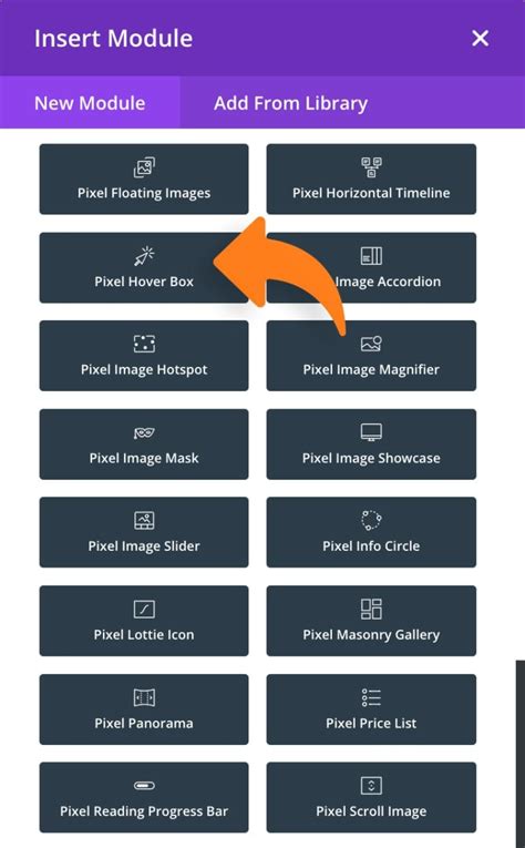 Divi Hover Box Module Elegant Themes