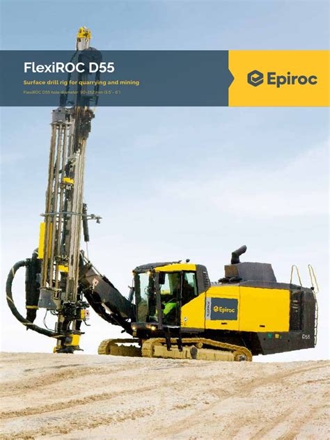 Flexiroc D55 Surface Drill Rig For Quarrying And Mining Pdf Pump