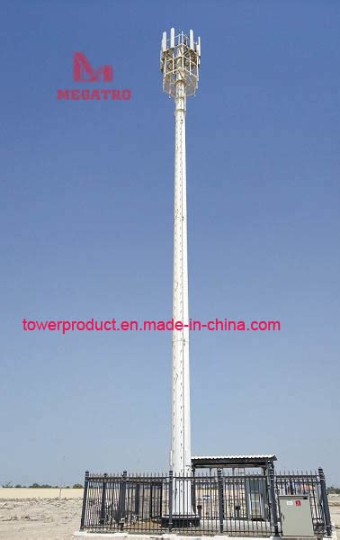 Megatro High Steel Telecommunication Pole Steel Telecom Pole And