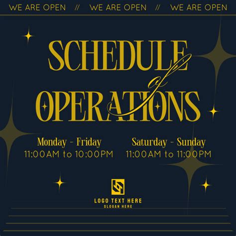 Quirky Operating Hours Instagram Post Brandcrowd Instagram Post Maker
