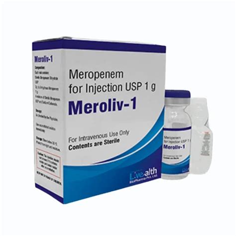 Meroliv 1gm Meropenem Injection 10 Ml At ₹ 2500box In New Delhi Id 2851673579712