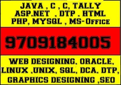 Java Php Mysql Web Designing Html Asp Net Basic Computer Training Software