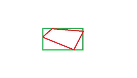 C How Can I Project The Red Polygon On The Green Rectangle Stack