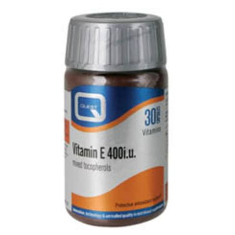Supliment Alimentar Vitamina E 400iu Quest 30 Capsule Emagro