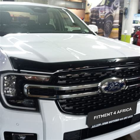 Next Gen Ford Ranger Bonnet Guard Black Fitment Africa