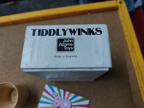 Vintage 1970s Tiddlywinks And Counter Game Made In England Hobbies
