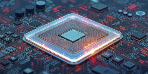 Modern High End Cpu Revealing Intricate Internals For Ai And Complex