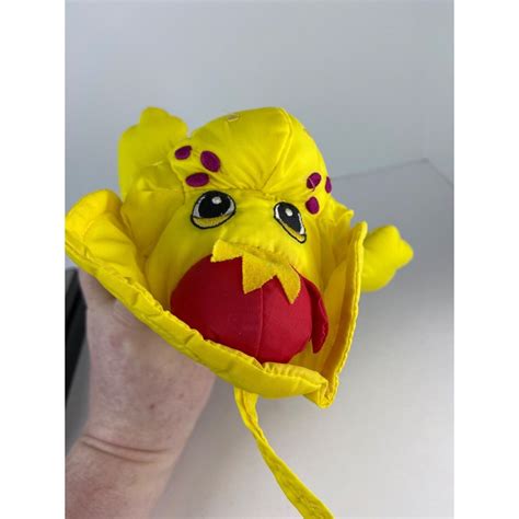 Barney Bj 11 Plush Playskool Water Pals Waterproof Nylon Yellow Dino
