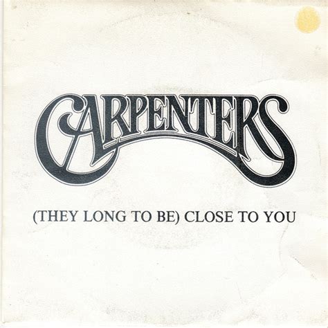 Carpenters They Long To Be Close To You Vinyl Discogs