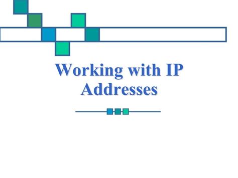 Pjsmith Ip Addressing Subnetting Madeeasy PPT