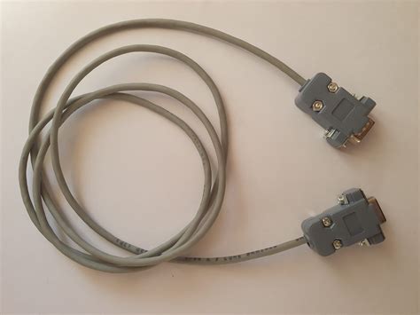 Rs232 Serial Crossover Cable Db9 Male To Db9 Female For Direct Communication With Siemens