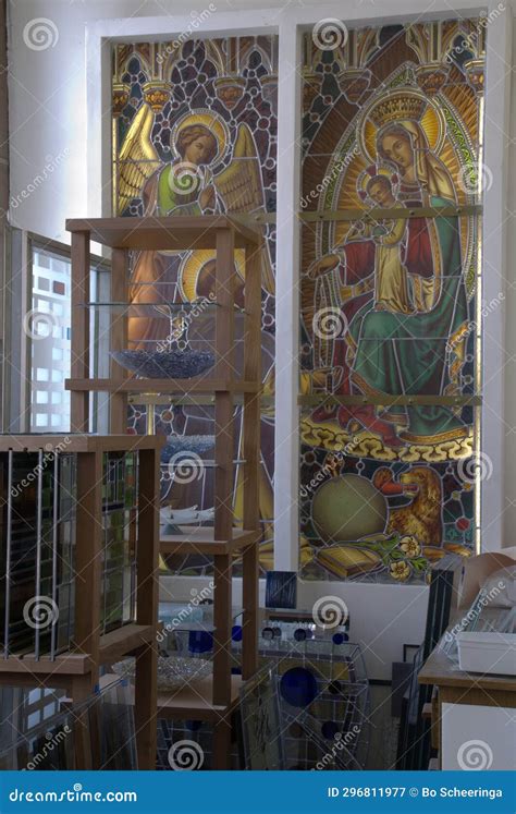 Examples Of Beautifully Colorful Stained Glass Editorial Photography