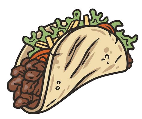 Tacos Mexicanos Dibujo