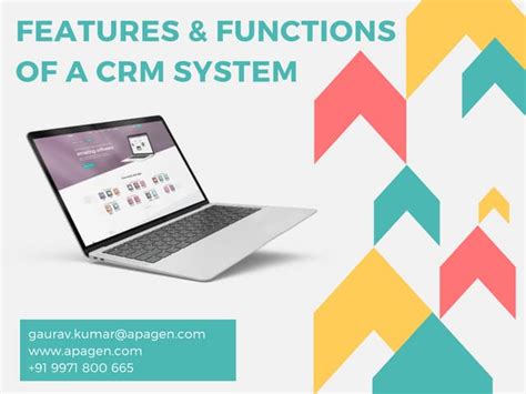 Features And Functions Of A Crm Systempdf