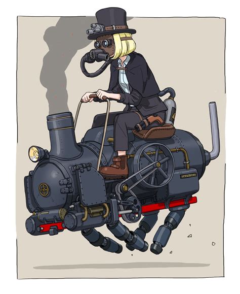 Safebooru 1girl Blonde Hair Bob Cut Capelet Commentary Gas Mask