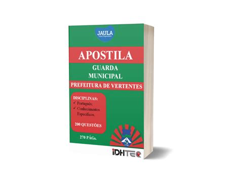 APOSTILA GUARDA MUNICIPAL VERTENTES PE Jaula Cursos