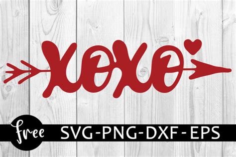 Valentines Day Svg Free Xoxo Svg Valentines Svg Instant Download