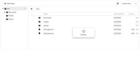 Binding To Hierarchical Structure Devextreme File Manager