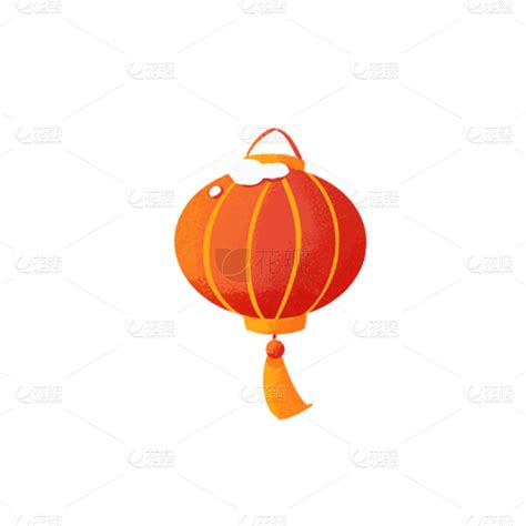 卡通感春节灯笼元素贴纸