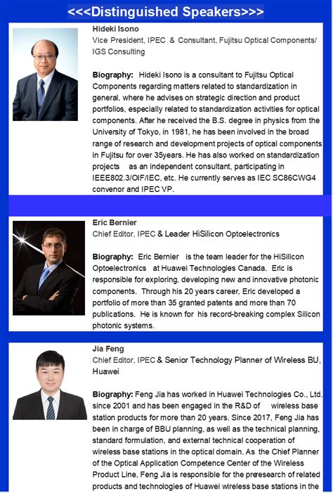 Ipec Overview Of Optoelectronic Technology And Industry Standards In