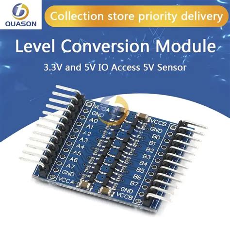8 Channel Level Conversion Module Two Way Conversion Between 3 3v And 5v Io Access 5v Sensor For