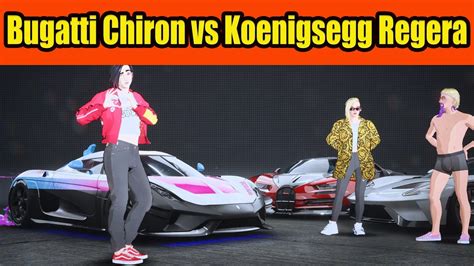 Bugatti Chiron Vs Koenigsegg Regera In NFS Unbound S Plus Class YouTube