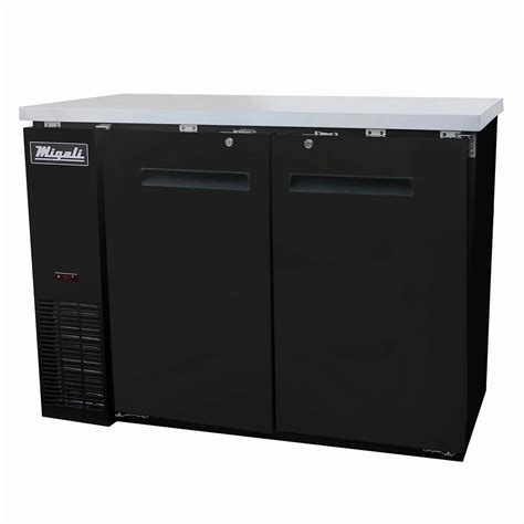 Migali C Bb48 Hc 48″ Solid Door Back Bar Refrigerator Plant Based Pros