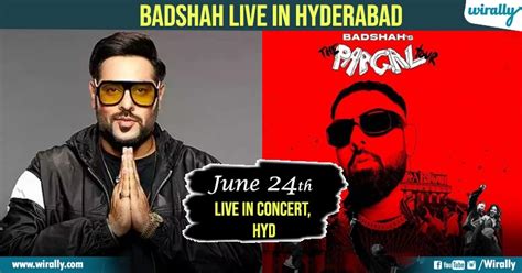 Badshah Live In Concert In Hyderabad The King Of Rap Is Coming To Perform