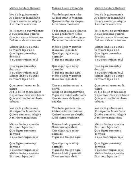 México Lindo Y Querido Pdf