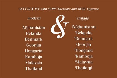 The Glorious Font · 1001 Fonts