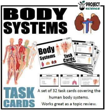 Body Systems Task Cards By PROJECT Science TPT