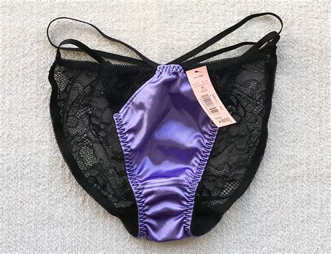 【未使用】エメフィール ビキニ ショーツ Mサイズ Sexy2本紐＆バック総レース ブラック×パープルの落札情報詳細 ヤフオク落札価格検索