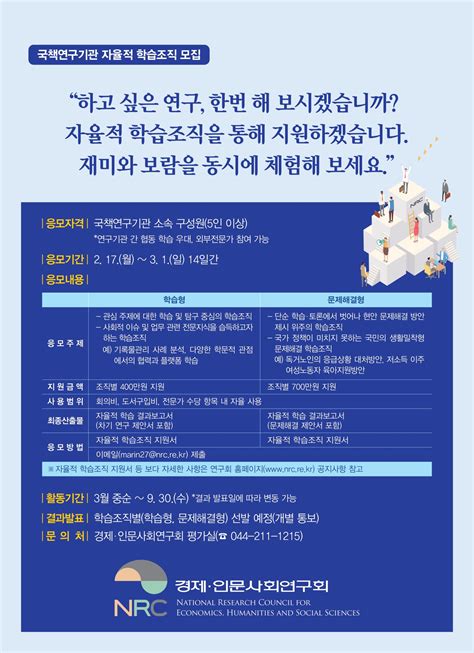 2020년도 국책연구기관 자율적 학습조직 모집 Between Buildings