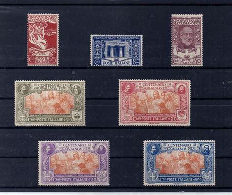 Italy Kingdom Mazzini Propaganda Fide Sets And Catawiki