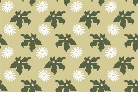 Abstract Flower Seamless Pattern Background 48514267 Vector Art At Vecteezy
