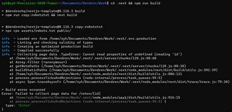 Npm Run Build Returns `typeerror Cannot Read Properties Of Undefined Reading Id` · Issue