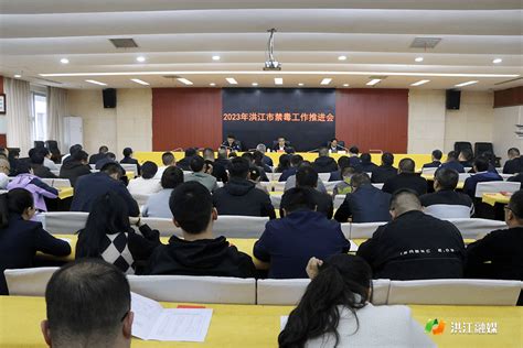 微洪江丨【珍爱生命 远离毒品】我市召开2023年禁毒工作推进会会议全市部门