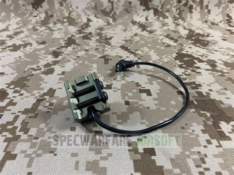 Specwarfare Airsoft Sotac MOD B PEQ LA Switch Remote Control Laser Plug